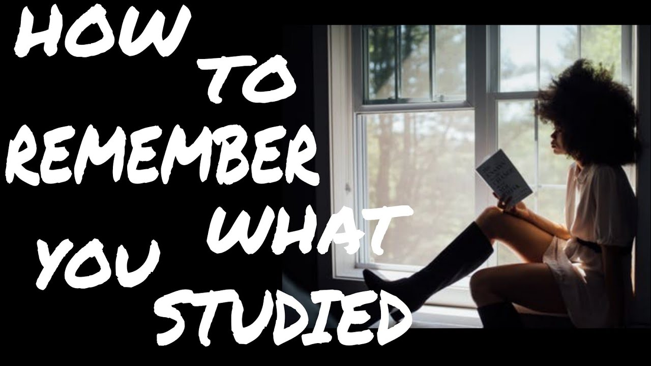 HOW TO REMEMBER WHAT YOU STUDIED | Memorising tips | Medico Bytes - YouTube