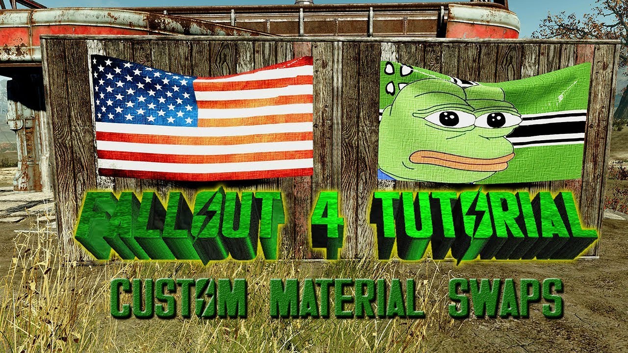 Fallout 4 Tutorial: Material Swaps for Custom Workshop Objects - YouTube