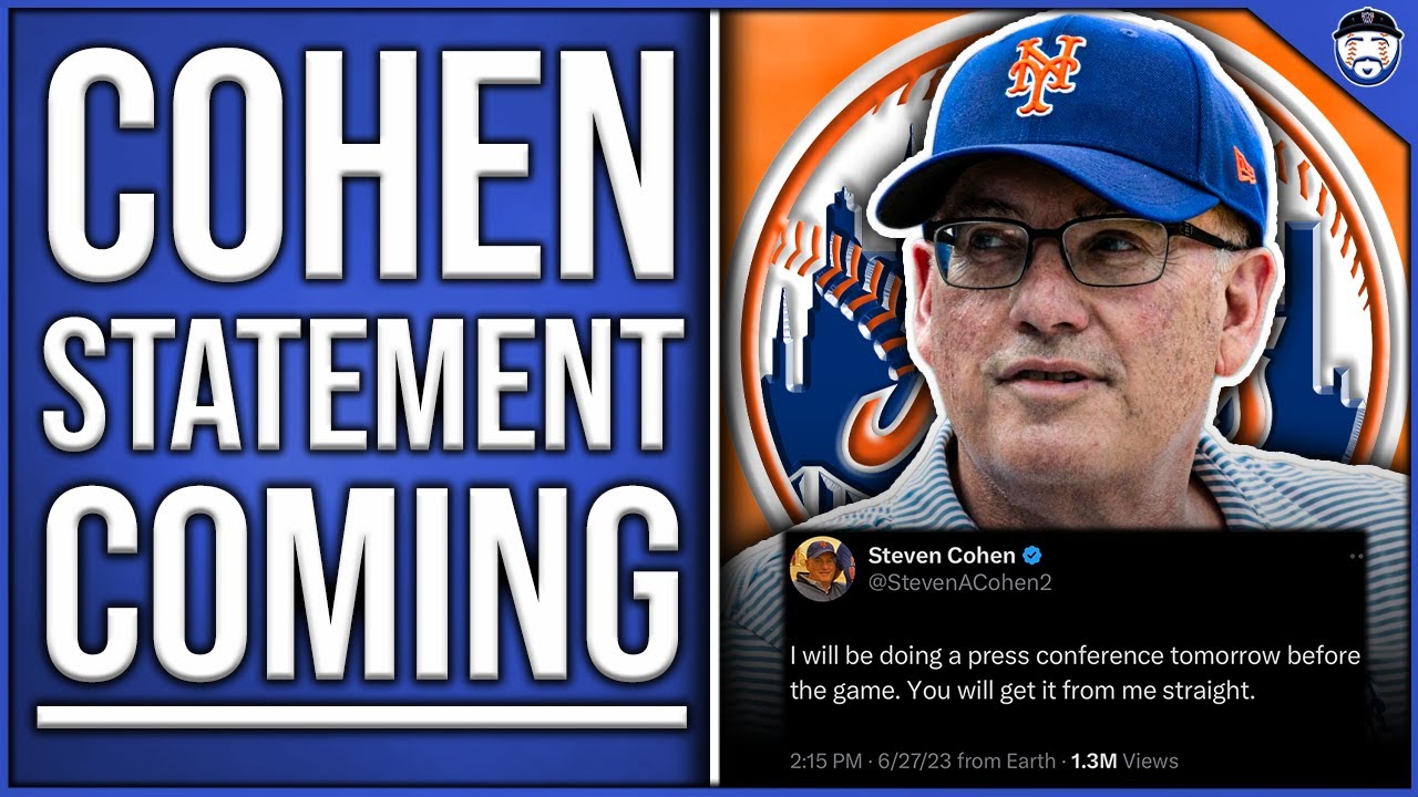 REPORT: Steve Cohen Presser TOMORROW (Changes Coming? | New York Mets ...