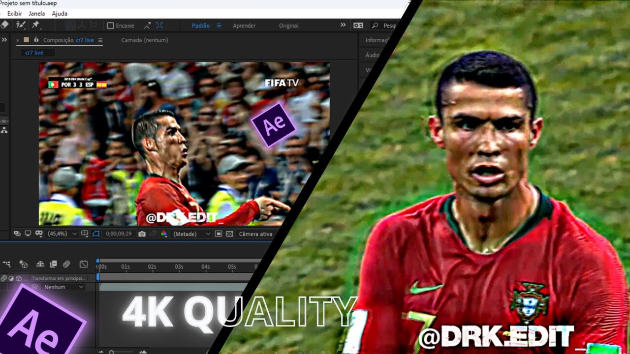 EFEITO 4K QUALITY NO AFTER EFFECTS - YouTube
