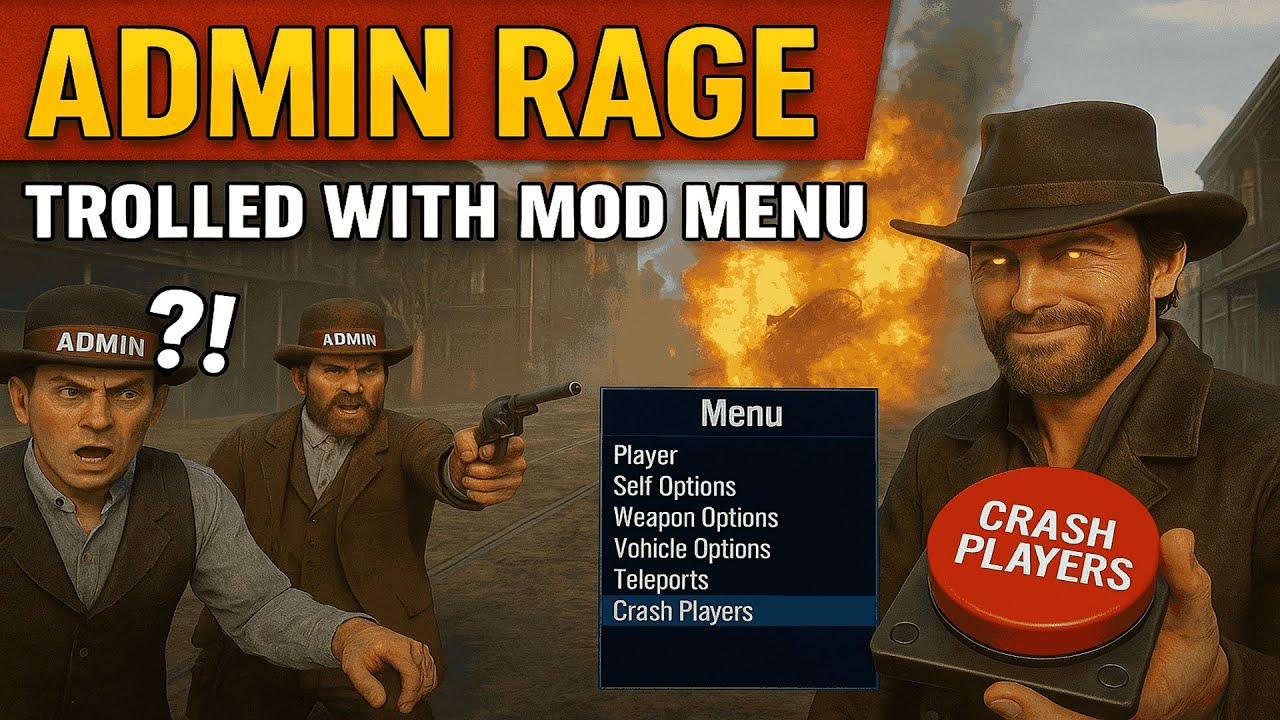 RedM | Mod Menu | Trolling Admins On Server - YouTube