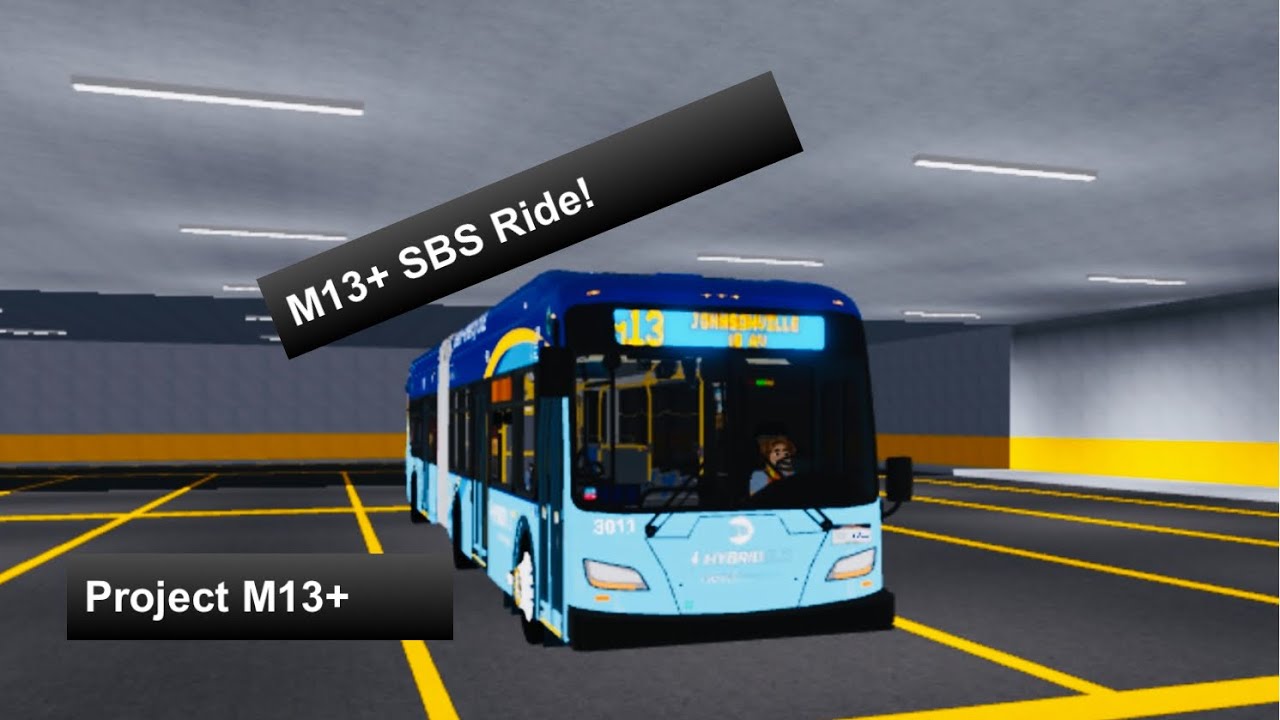 M13+ SBS Full route on Roblox - YouTube