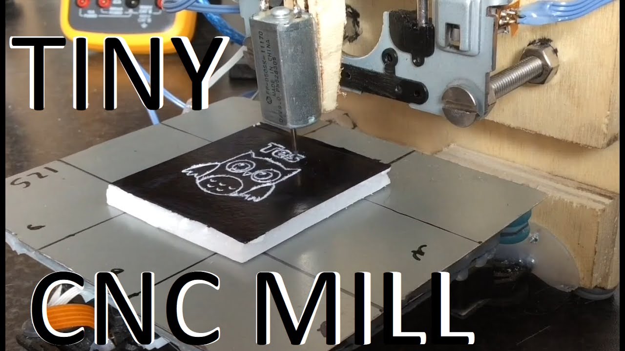 Homemade Tiny Cnc Mill Youtube