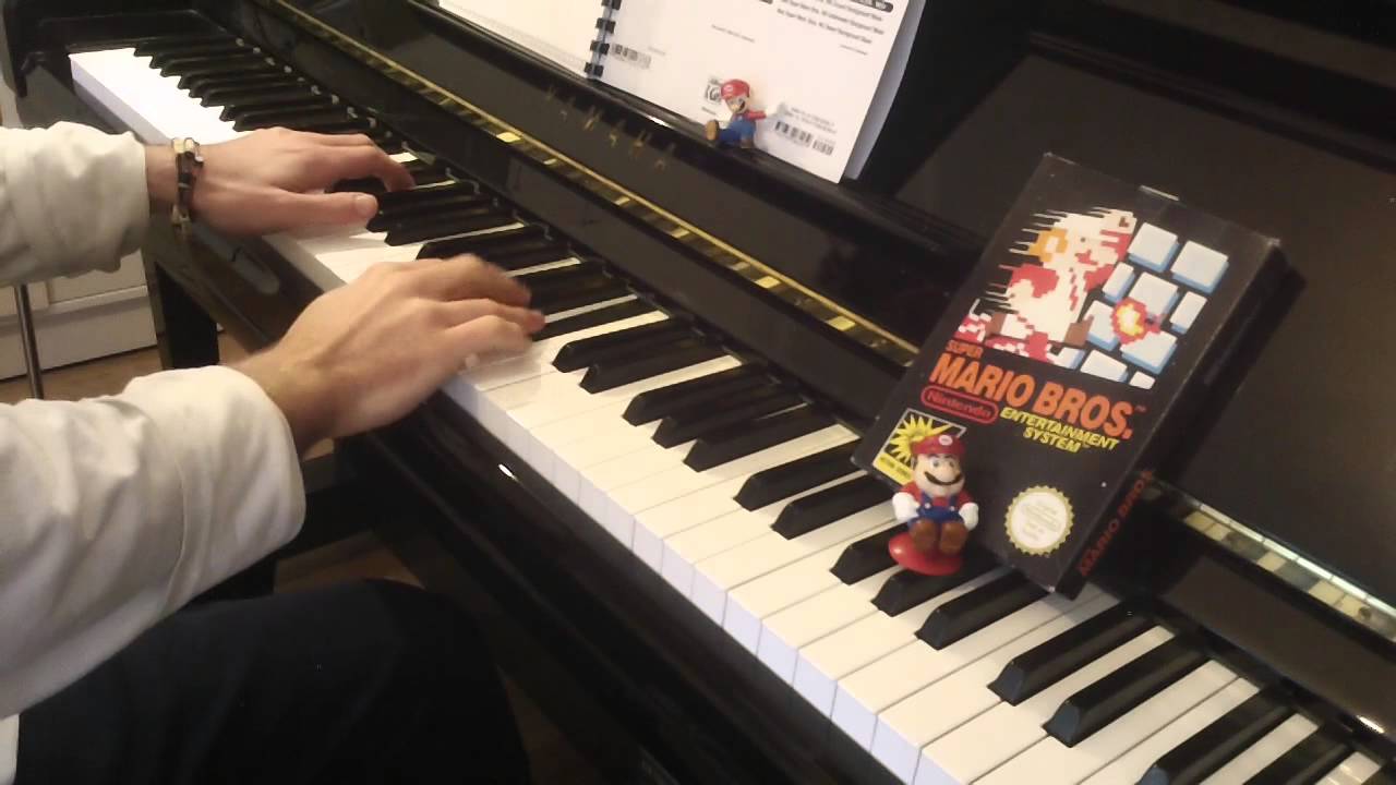 (11) 'Game Over Theme' from 'Super Mario Bros' for piano solo, Koji ...