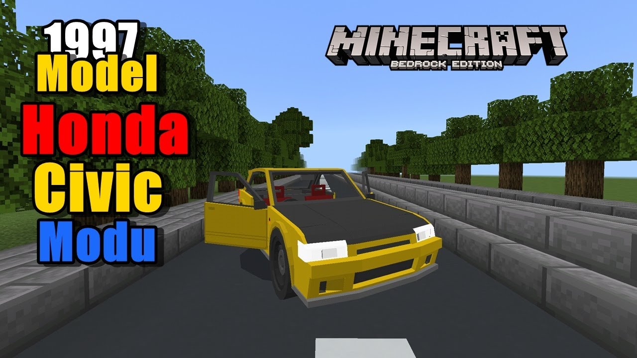 HONDA CİVİC MODU!! 😱 - Minecraft Bedrock Edition - 1.18.10 X 1.16 Sürüm ...