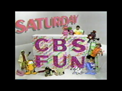 CBS - Saturday Fun Commercial (1990) - YouTube