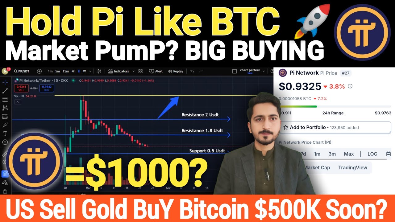 Hold Pi Like BTC 5-10 Year 1000X - Market Pump Big Buying | Crypto ...