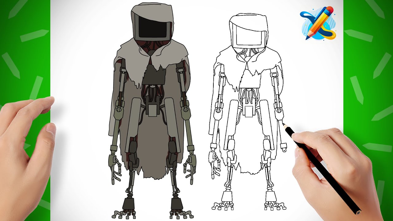 How to draw Automated companion - Poppy playtime 4 | Harley Sawyer ...