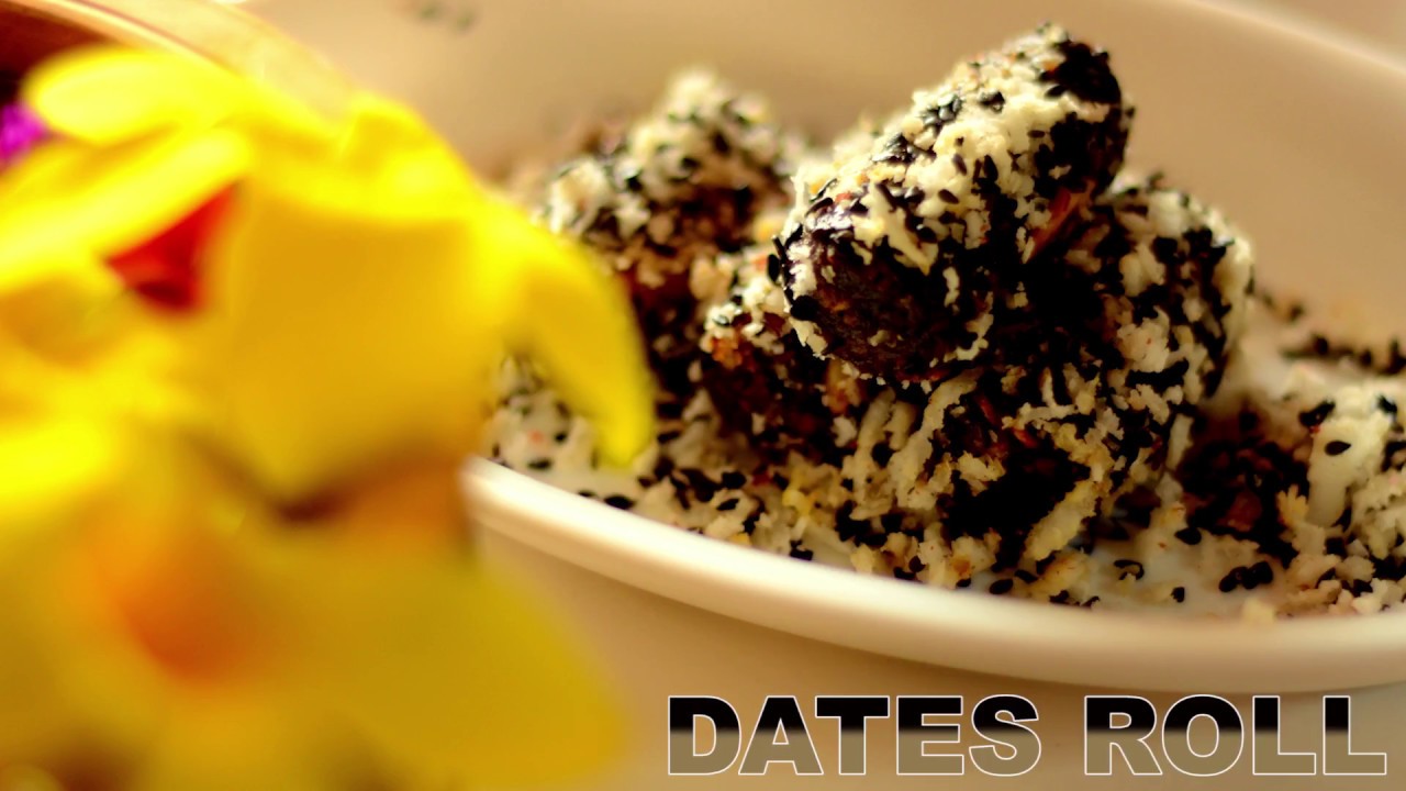 How to make Date Rolls | Date Roll Recipe | Dates And Nuts Roll - YouTube