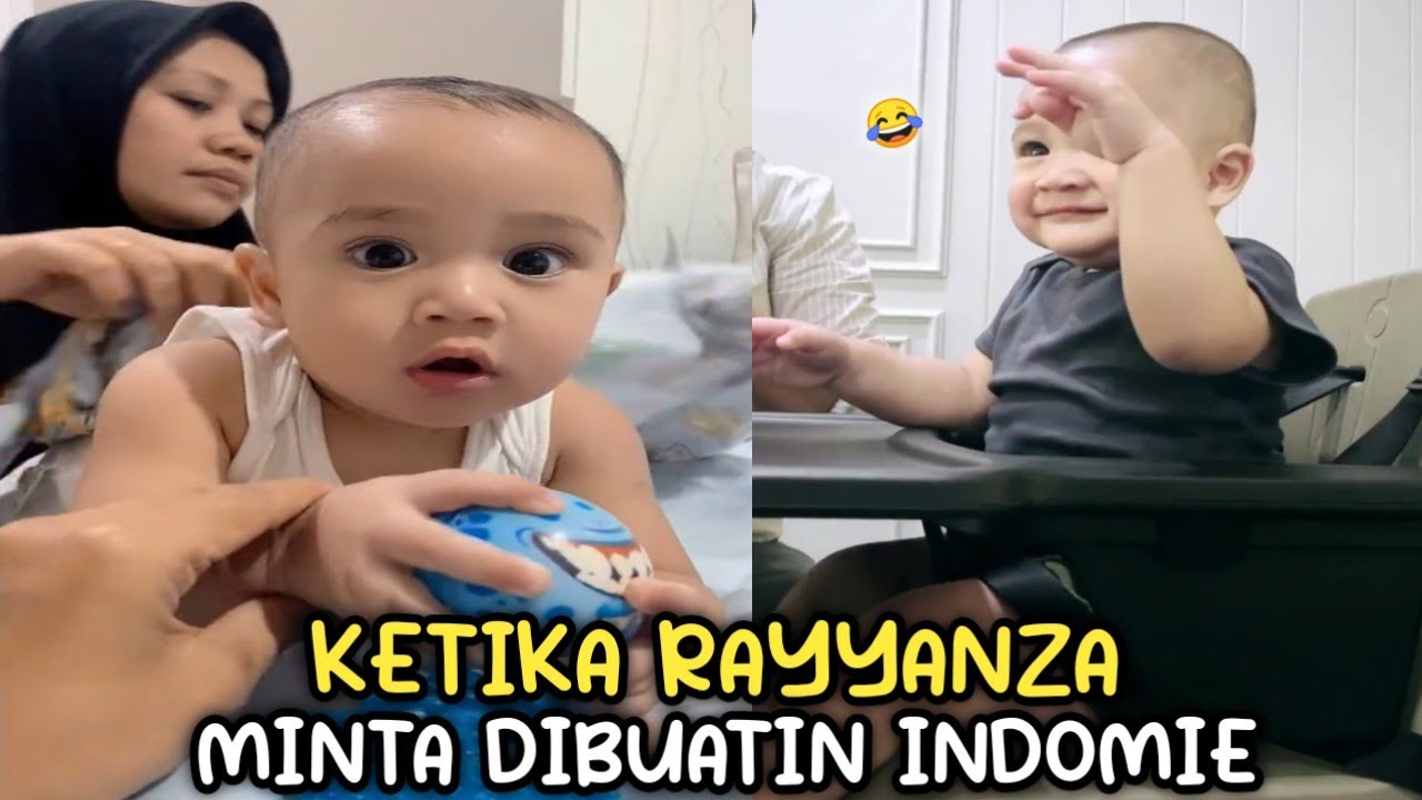 LUCUNYA RAYYANZA MINTA DIBUATIN INDOMIE KAYAK ANAK BUJANG AJA😍 •CUS ...
