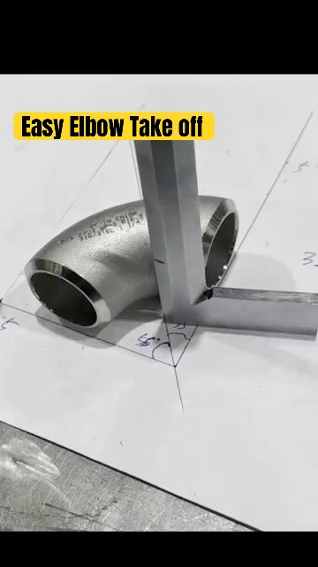 Taking off elbow. Easy and accurate way. - YouTube