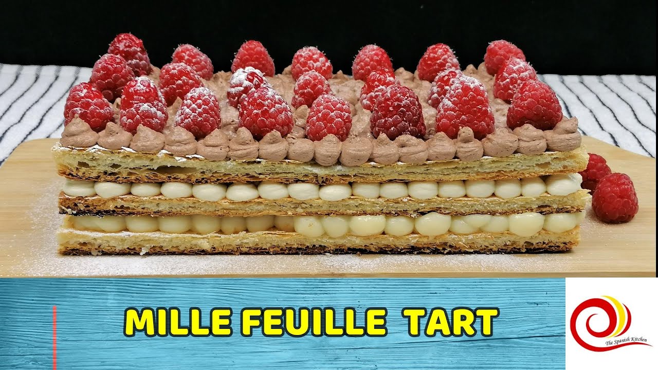How to make MILLE FEUILLE TART - YouTube