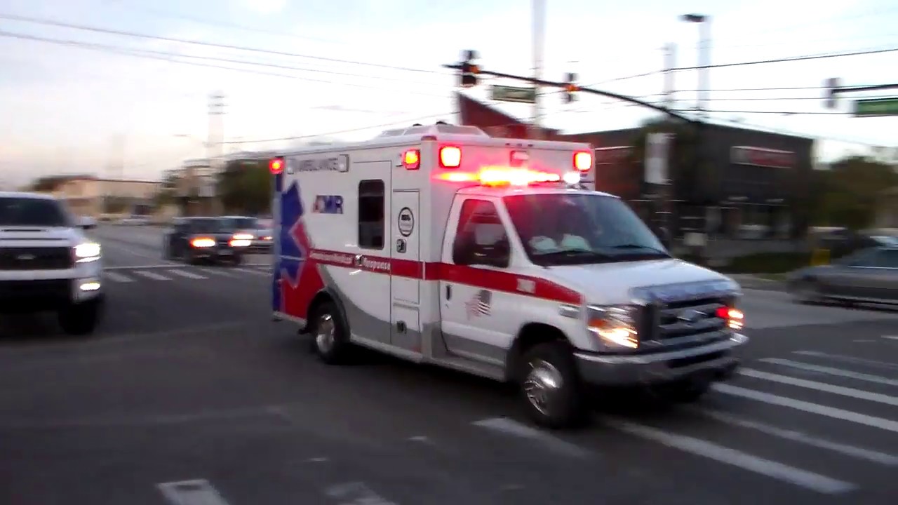 Orlando Fire Department Engine 5 and NEW AMR Ambulance 240 Responding ...