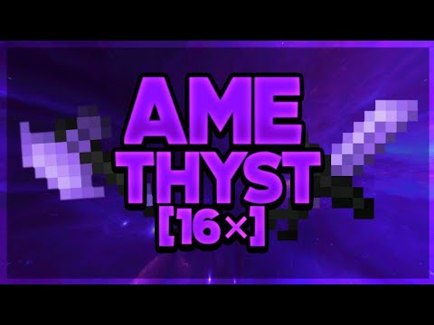 Amethyst [16×] //Intel Edits 100K pack//MCPE PvP Pack//FPS friendly ...