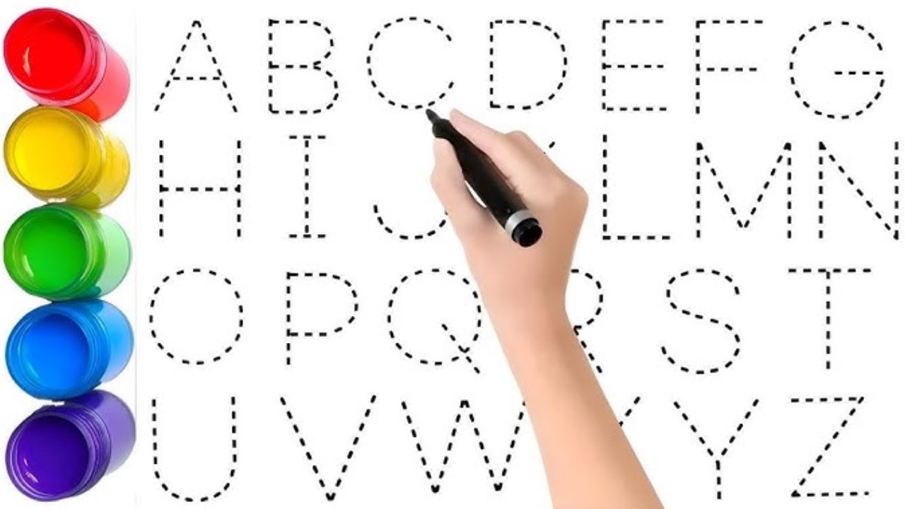 ABCD Alphabet, ABC Song, A to Z, Kids Rhymes, One two three, Learn to ...