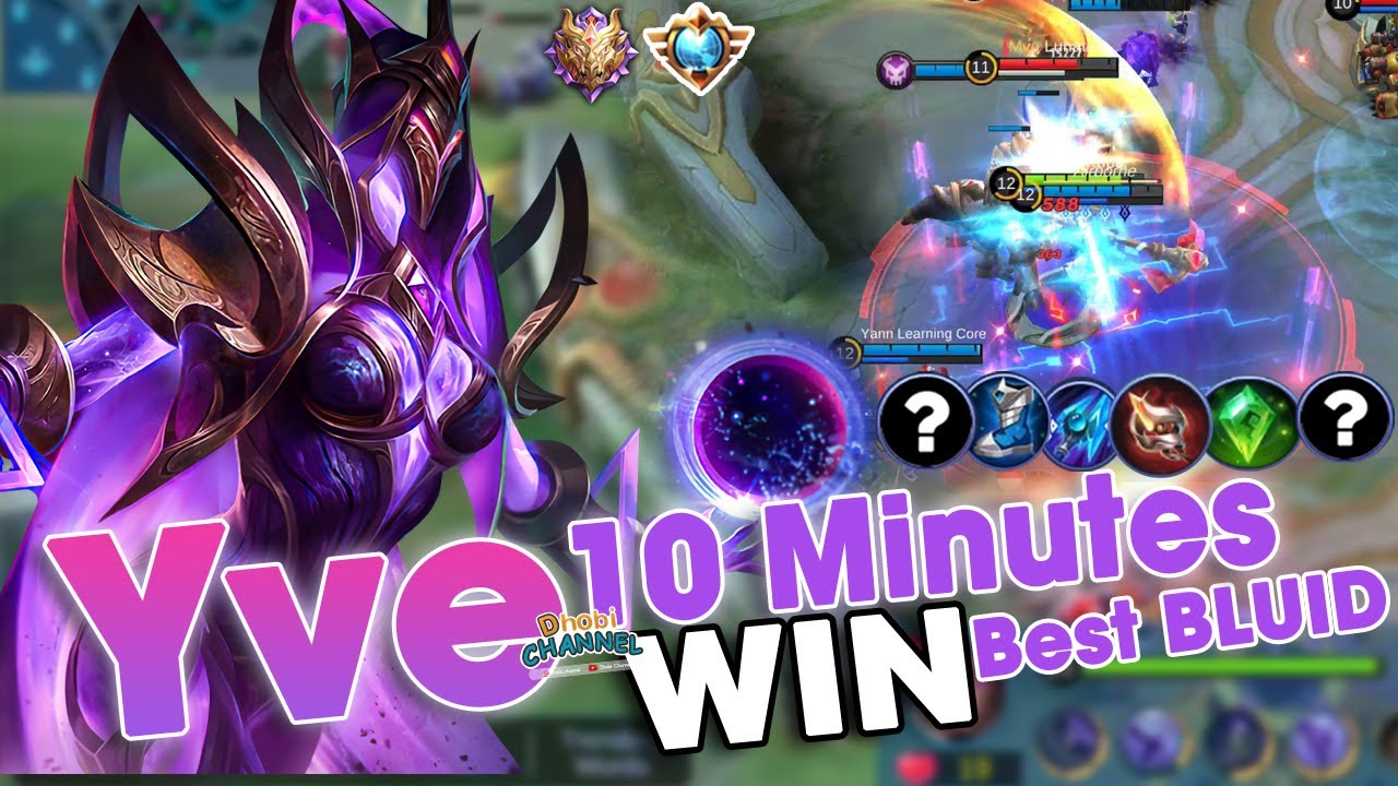 YVE mobile legends gameplay | Bluid tersakit YVE mobile legend | Yve ...