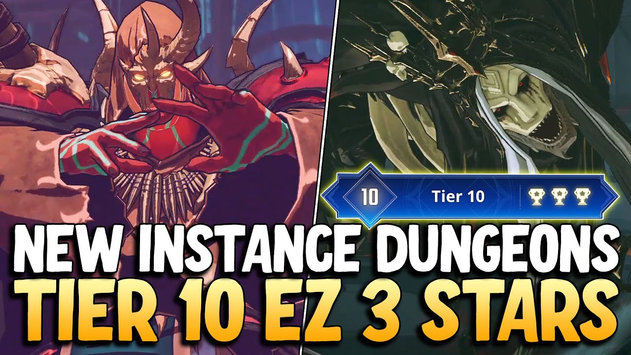 New Instance Dungeons - Kargalgan and Cursed Eiberg - Tier 10 - 3⭐ ...