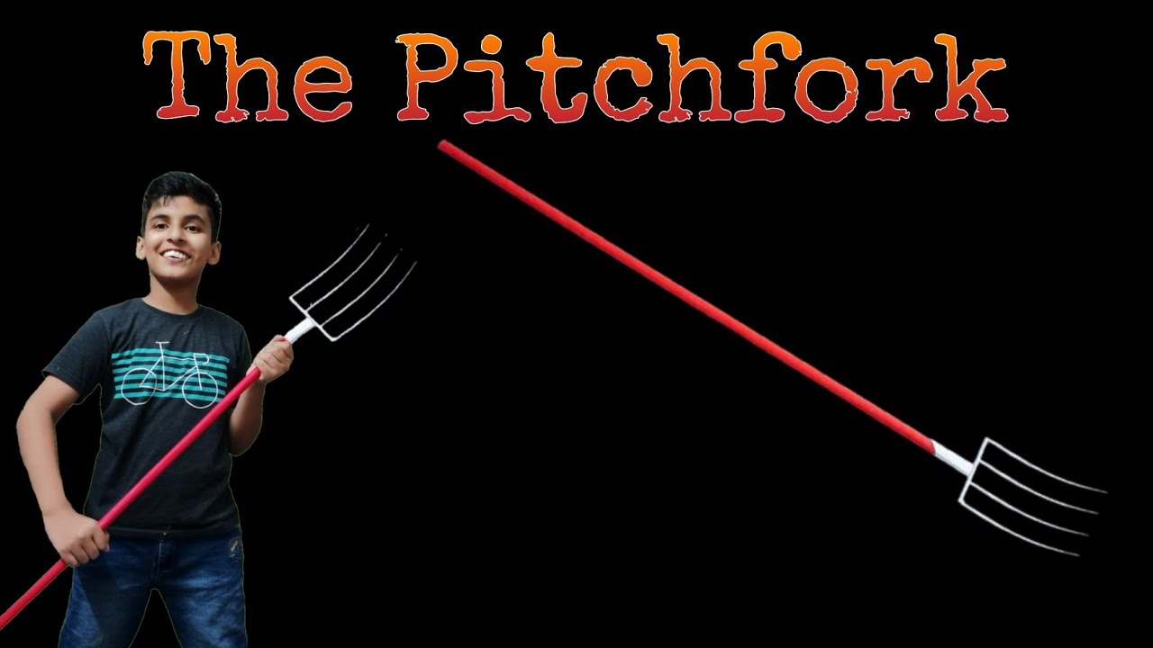 How to make paper pitchfork/how to make paper ninja weapons/paper ninja ...