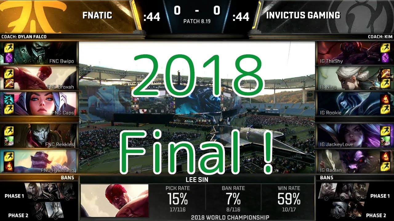 [JP放送]FNC(Bwipo Urgot) VS IG(Ning Camille ) Game 1 Highlights - Worlds ...