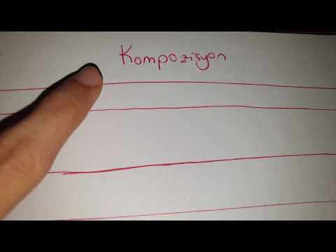 Kompozisyon nasil yazılır?