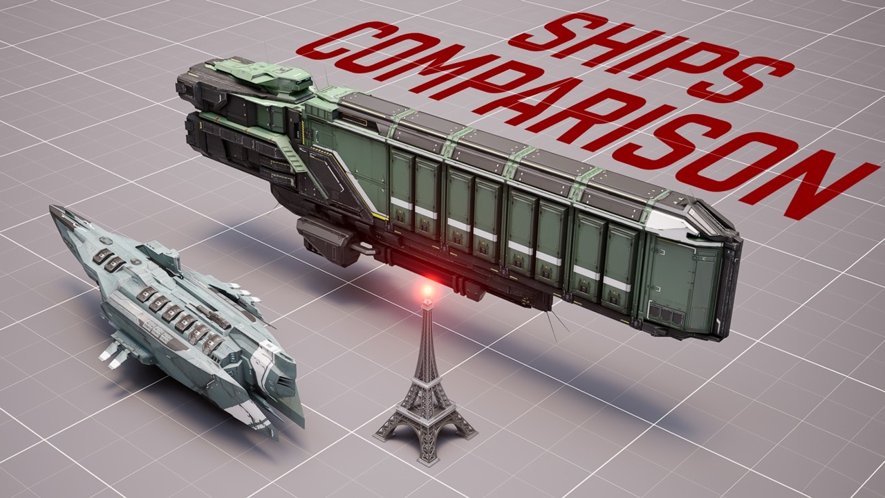 EVE Online STARSHIPS - Dimensions at Real Scale - YouTube