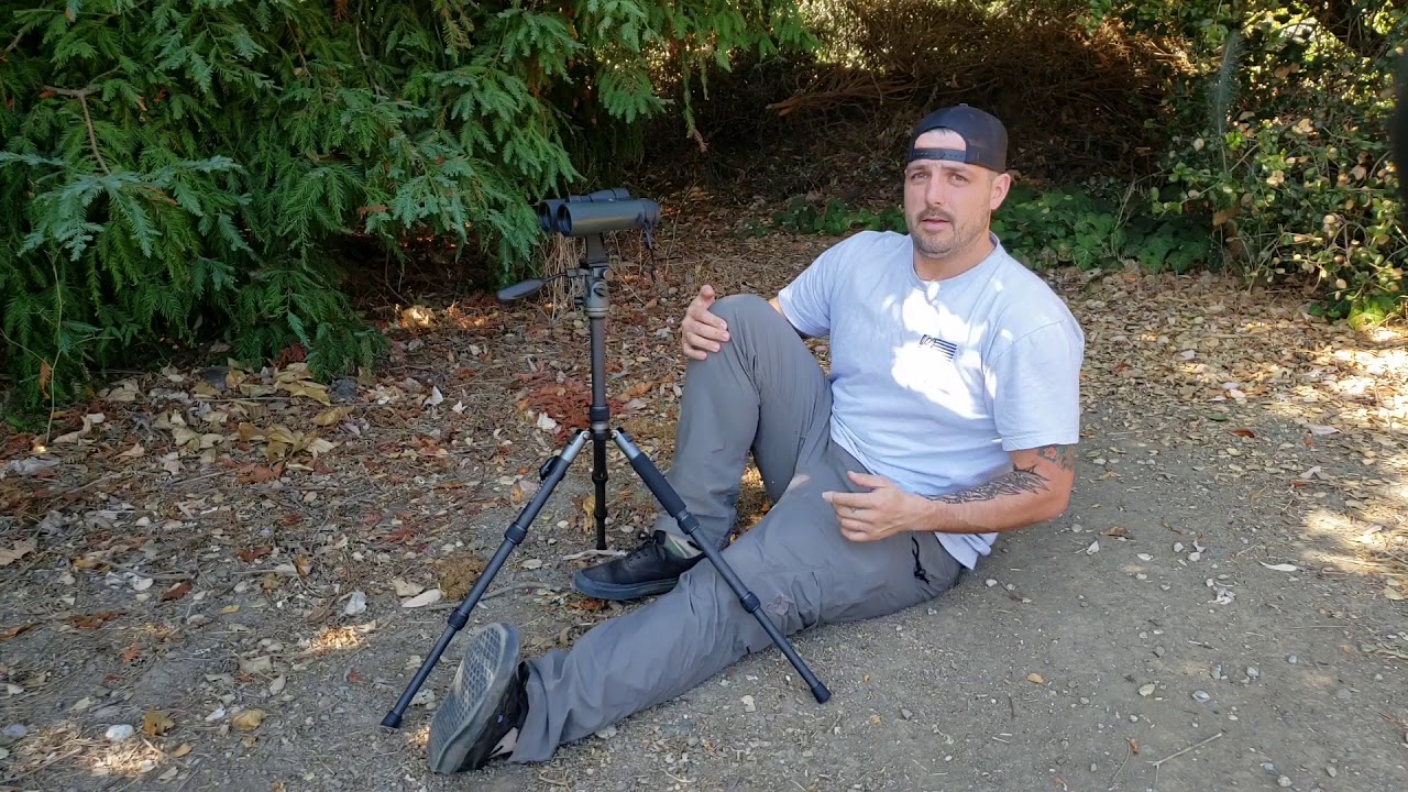 Black ovis treeline carbon tripod - YouTube