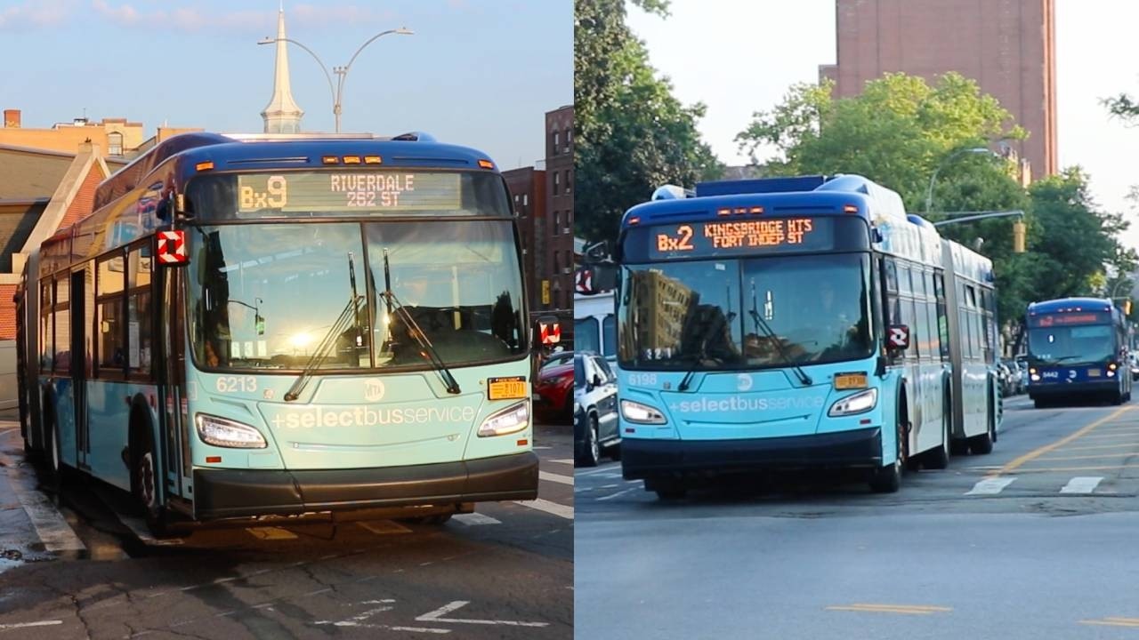 NYCT Bus: 2019 New Flyer XD60s #6198 Bx2 and #6213 Bx9 at Grand ...