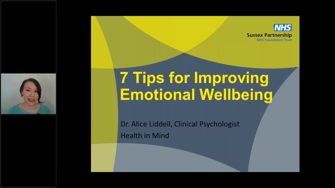 7 Tips for Improving Wellbeing - YouTube