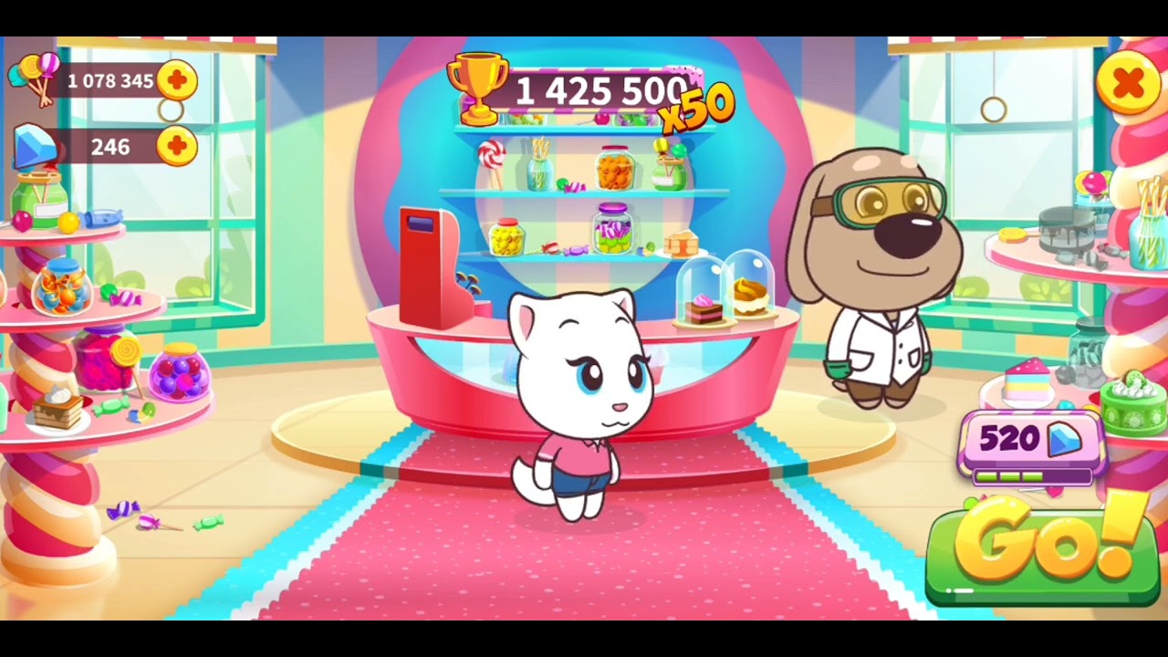 Talking Tom Candy Run -|#48Tom and his friends Collecting nice😻Candy🍭🍬 ...