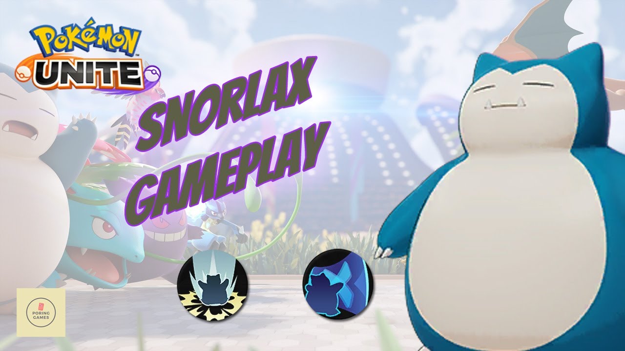 Heavy Slam And Block Build! - Snorlax Gameplay | Pokemon Unite - YouTube