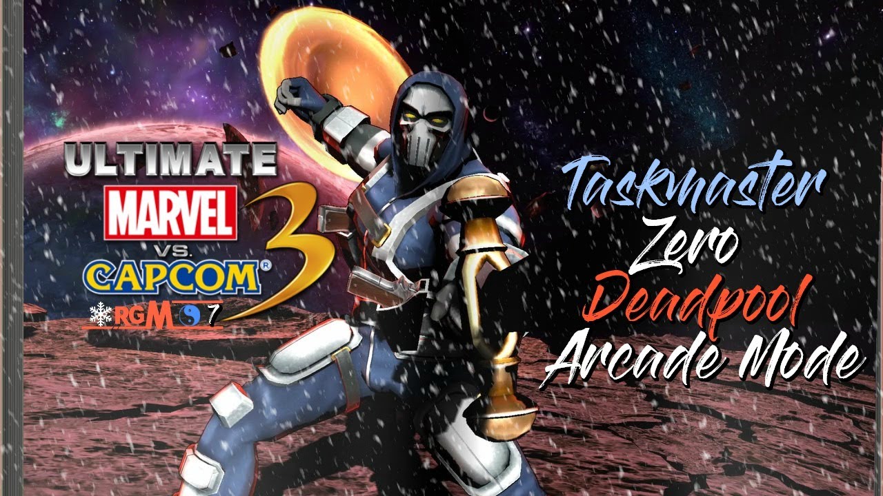 Ultimate Marvel Vs. Capcom 3: Taskmaster/Zero/Deadpool Arcade Mode ...