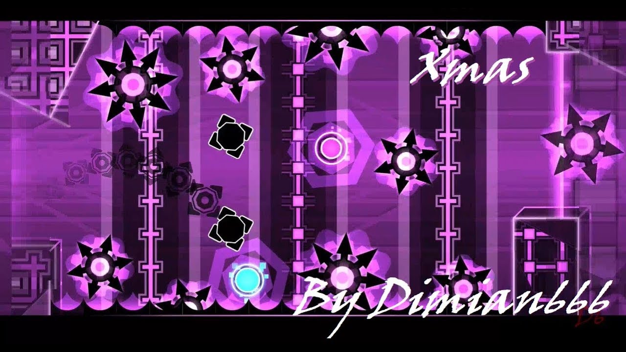 Geometry Dash - My Custom Level - Xmas [12.2018] (Ez Demon?) - YouTube
