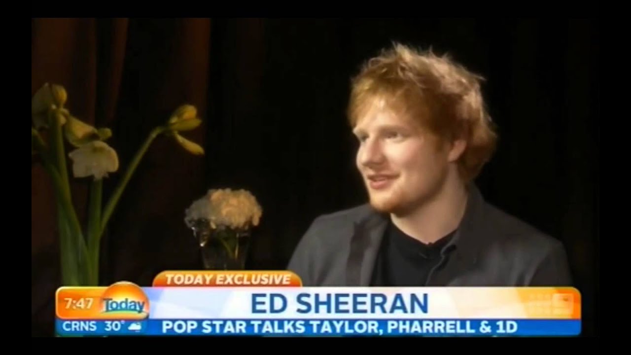 Ed Sheeran- The Today Show Interview (Australia) - YouTube