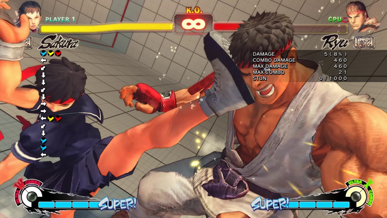 SF4 Sakura combo - YouTube