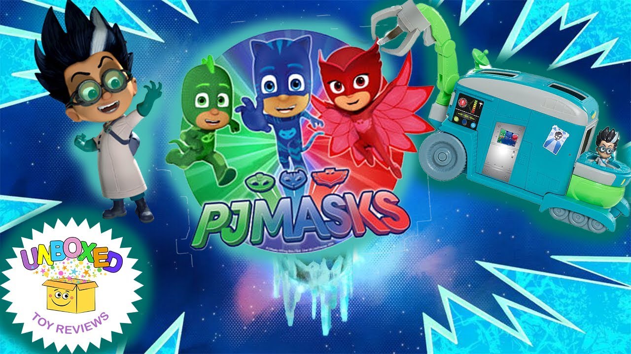 PJ Masks Surprise! Romeo's Lab | Toys Unboxing - YouTube