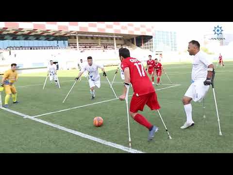 Qardaşlıq matçı: Azərbaycan və Türkiyə amputant futbol komandaları yoldaşlıq oyunu keçirib