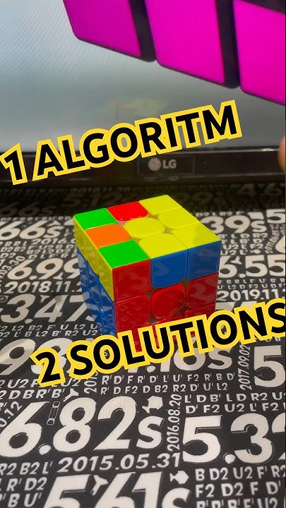 EASY !!! 1 ALGORITHM 2 SOLVES RUBIK'S Cube OLL CFOP #shorts - YouTube