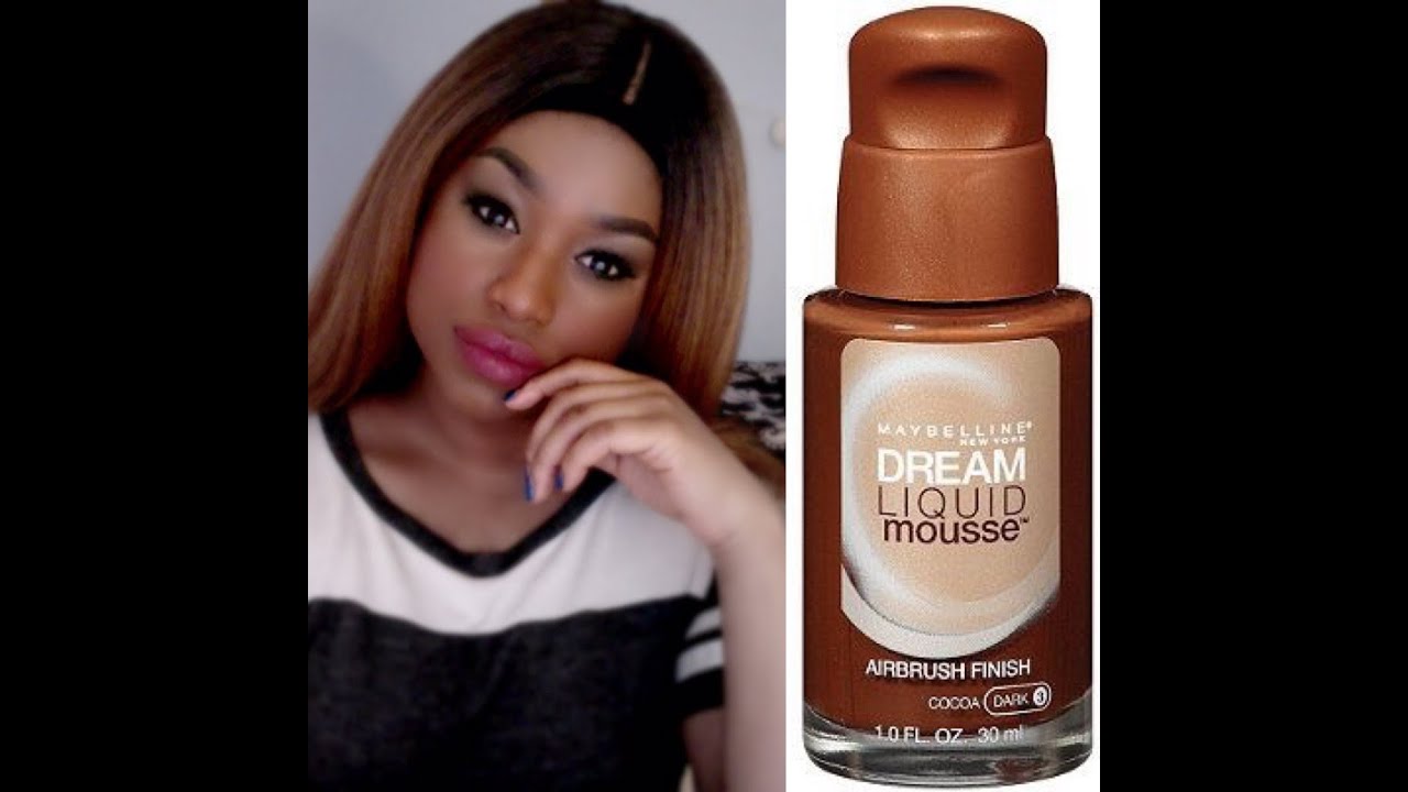FOUNDATION REVIEW//MAYBELLINE DREAM LIQUID MOUSSE - YouTube