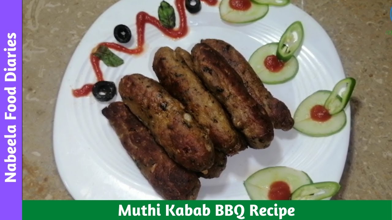 Muthi Kabab BBQ Recipe | Restaurant Style | Chicken Kabab | Nabeela ...