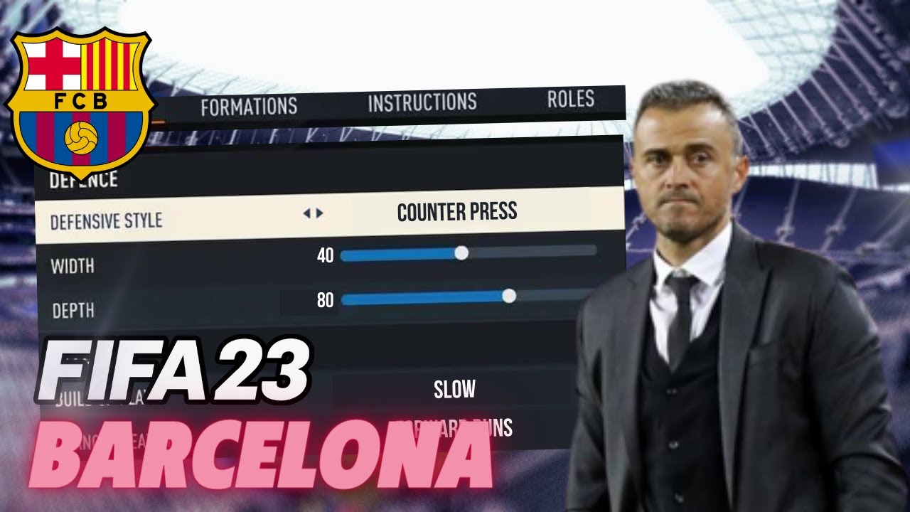 Recreate Luis Enrique's 4-3-3 Barcelona Tactics (14-15) in FIFA 22 ...