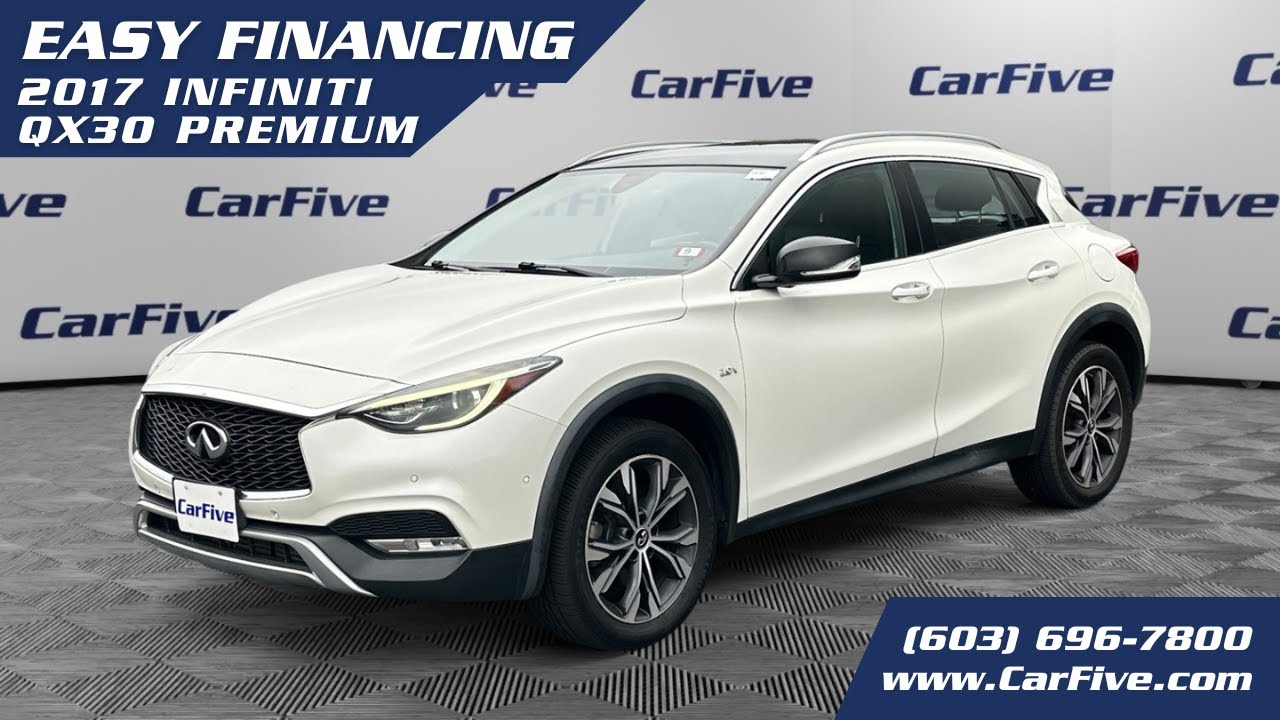 White 2017 INFINITI QX30 Premium AWD SUV – Sporty Luxury with Advanced ...