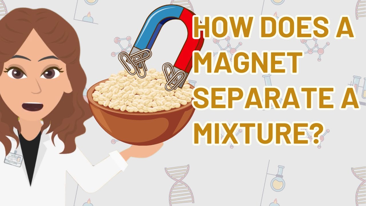 How does a magnet separate a mixture? - YouTube