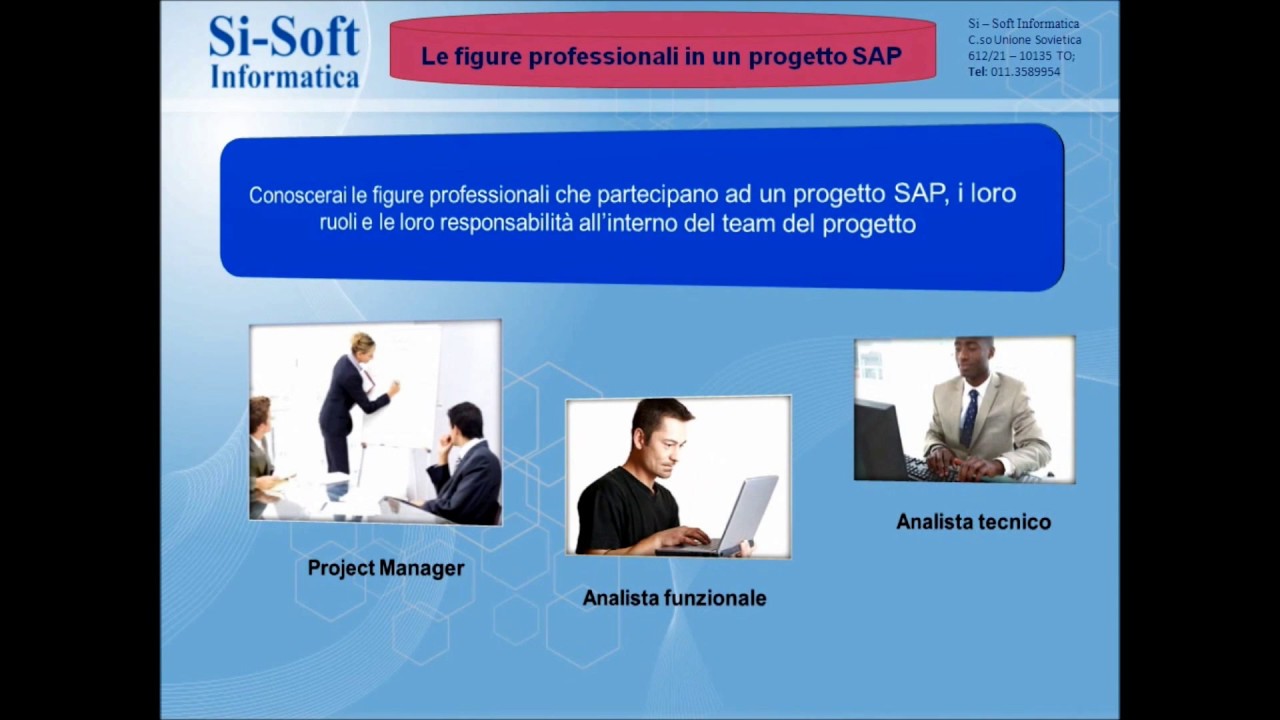Corso SAP Online - Sviluppo di un Progetto SAP - Si-Soft Informatica ...