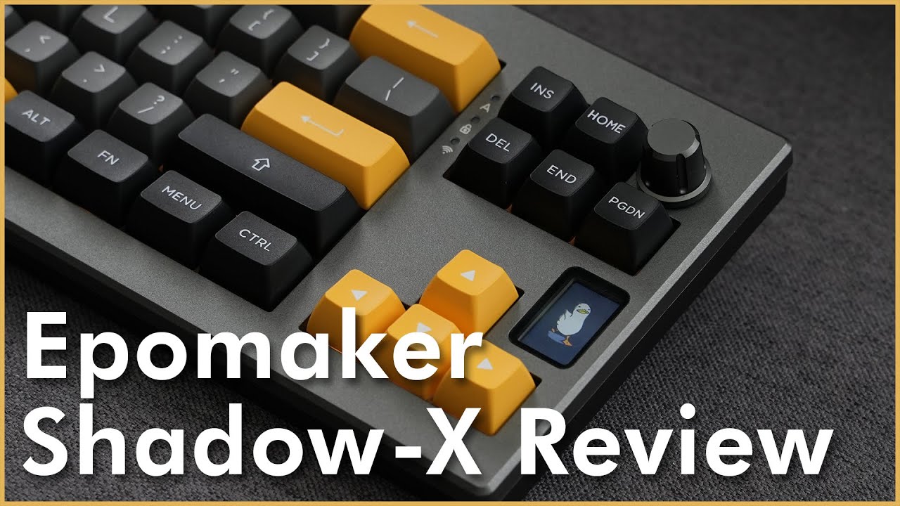 Epomaker Shadow-X Review | A Budget FRL TKL With A Screen - YouTube
