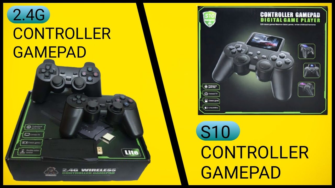 S10 Controller Gamepad |Digital Game Player | 2.4G Wireless Controller ...