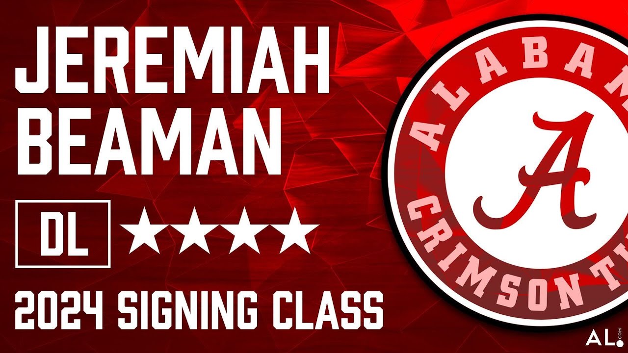 Alabama signee Jeremiah Beaman highlights from Parker High School in ...