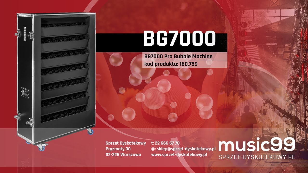 Wytwornica baniek GIANT PRO BeamZ BG7000 (kod produktu: 160.759 ...