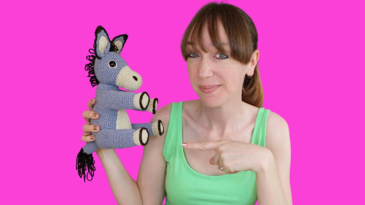 Free Crochet Donkey Pattern - YouTube