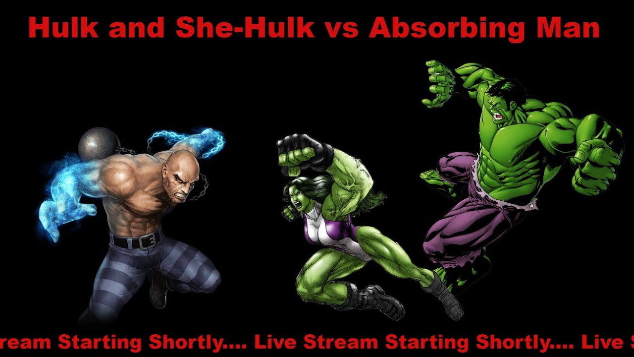 Marvel Champions Hulk and She-Hulk vs Absorbing Man New Desks Tests ...