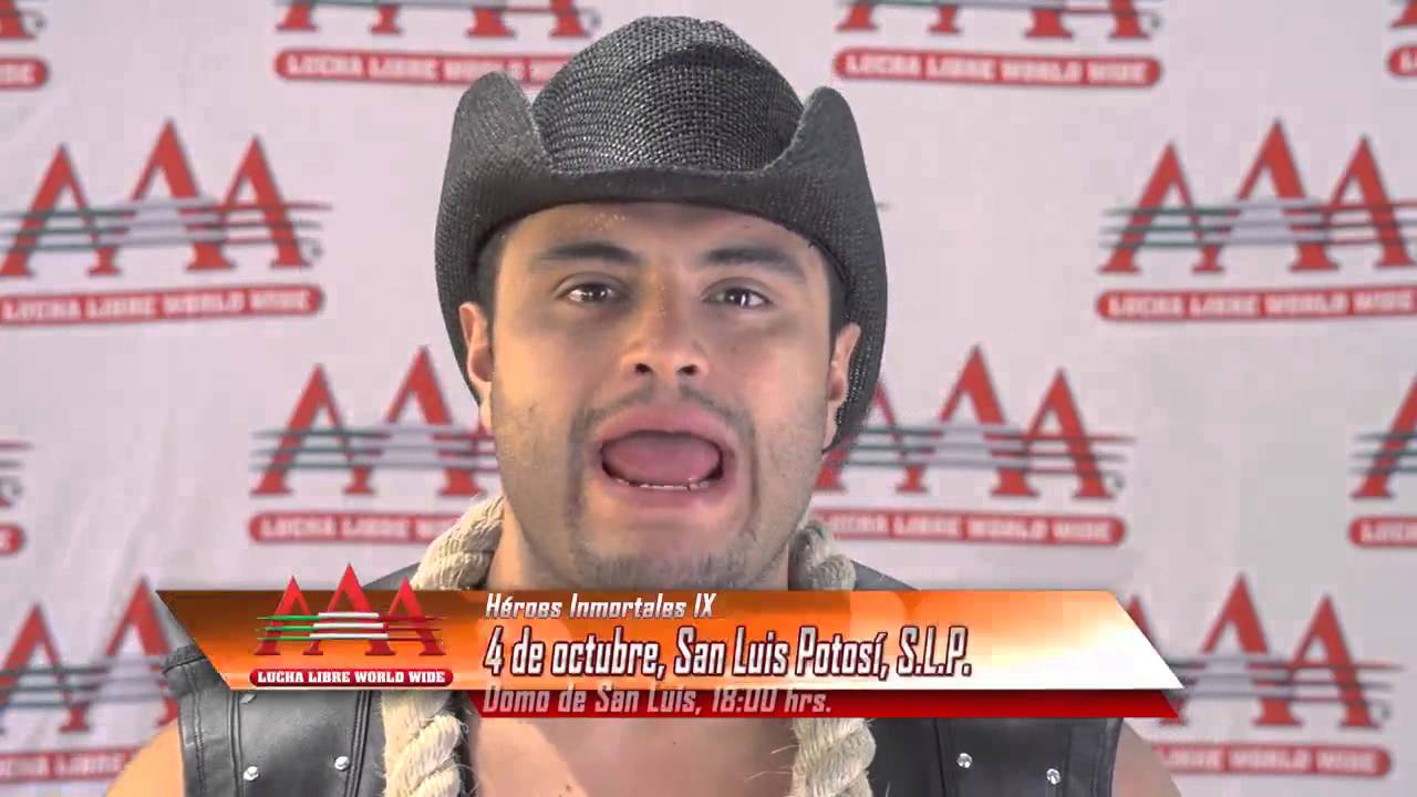 Texano Jr - Rumbo a Héroes Inmortales IX - Lucha Libre AAA - 2015 - YouTube